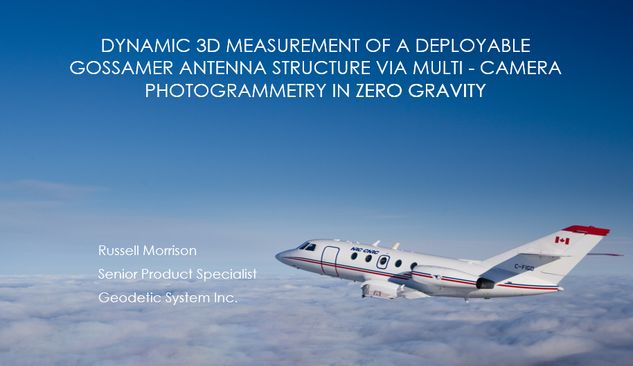 CMSC 2019 PRESENTATION - Dynamic 3d Measurement Of A Deployable ...