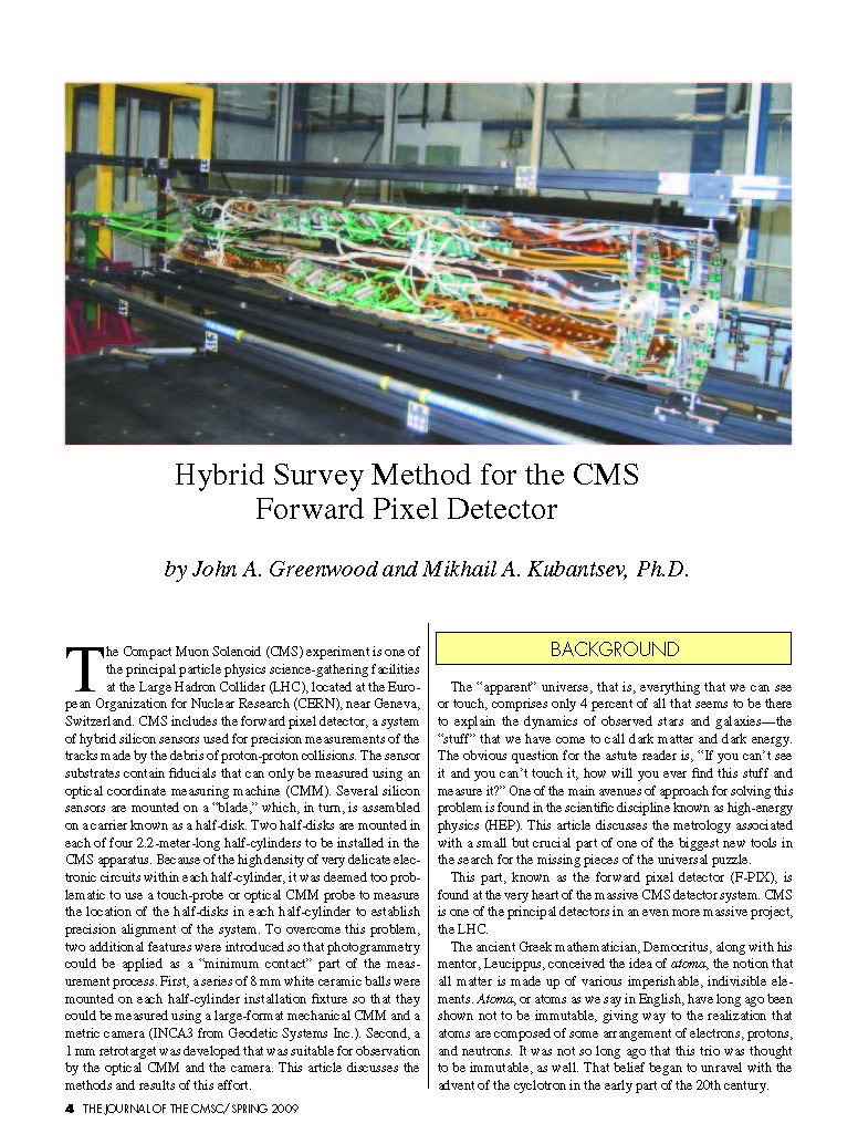 Hybrid Survey Method for the CMS Forward Pixel Detector
