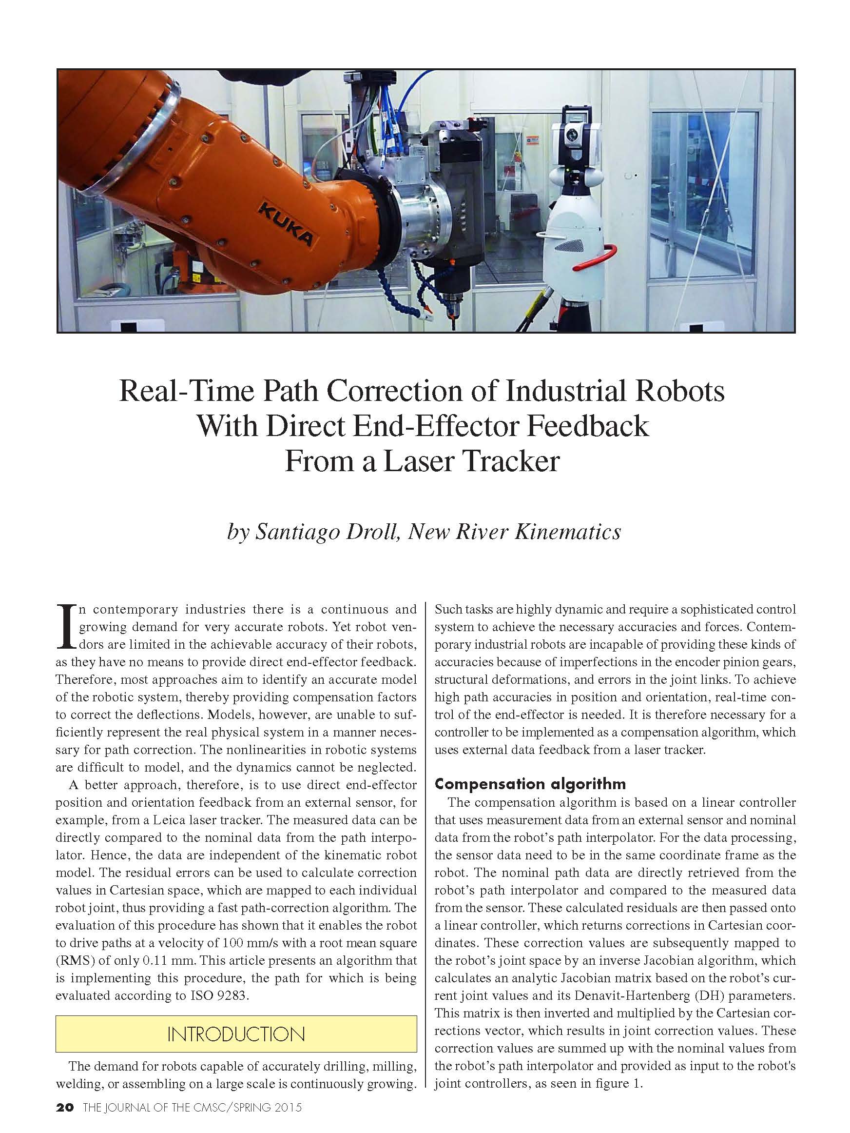 Real-Time Path Correction of Industrial Robots with Direct End-Effector ...