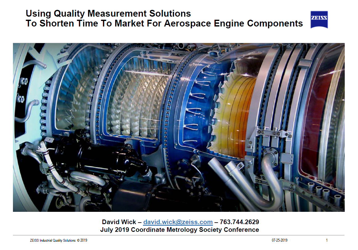 CMSC 2019 PRESENTATION - Using Coordinate Measurement Machines To ...