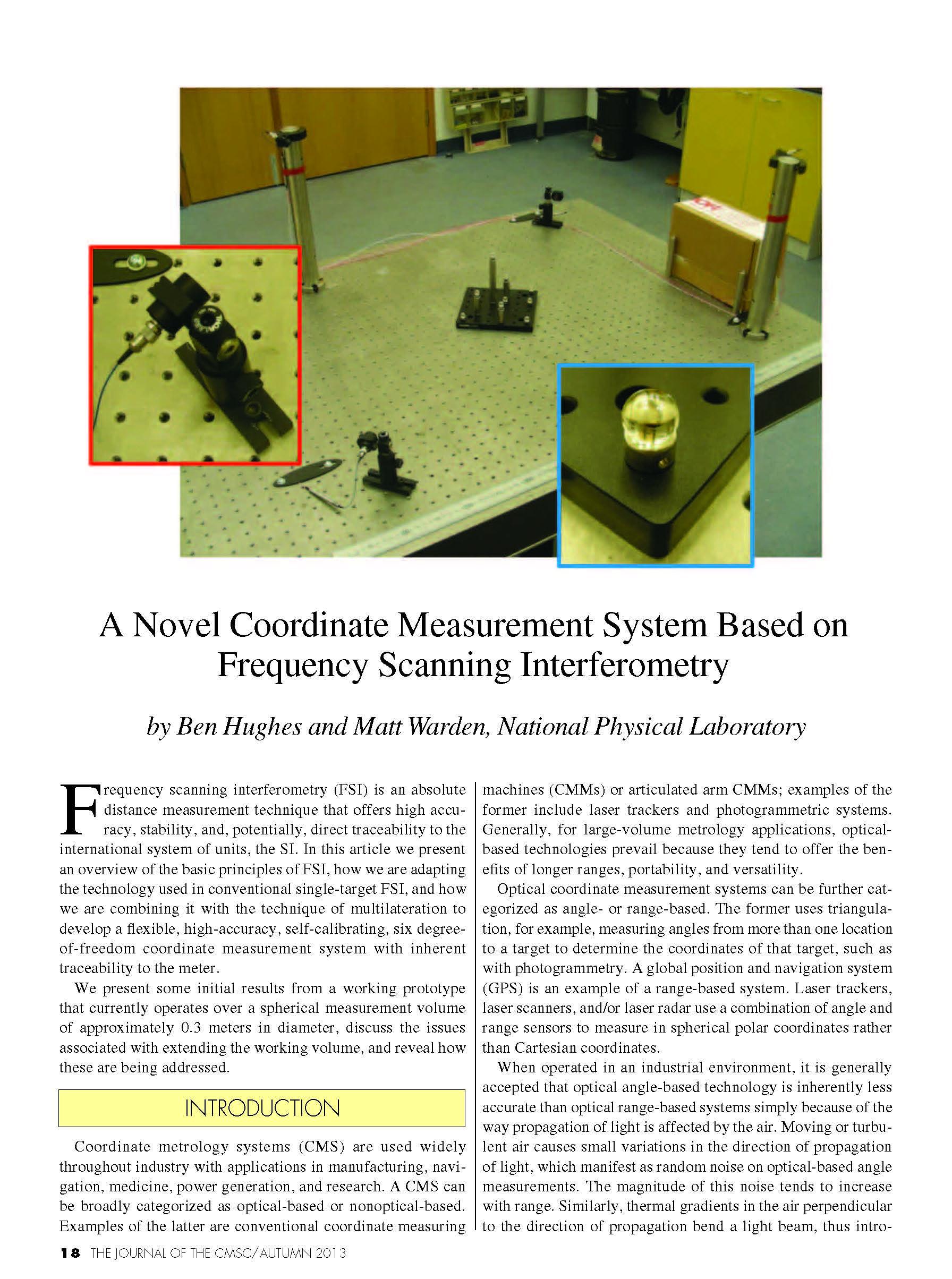 A Novel Coordinate Measurement System Based on Frequency Scanning ...