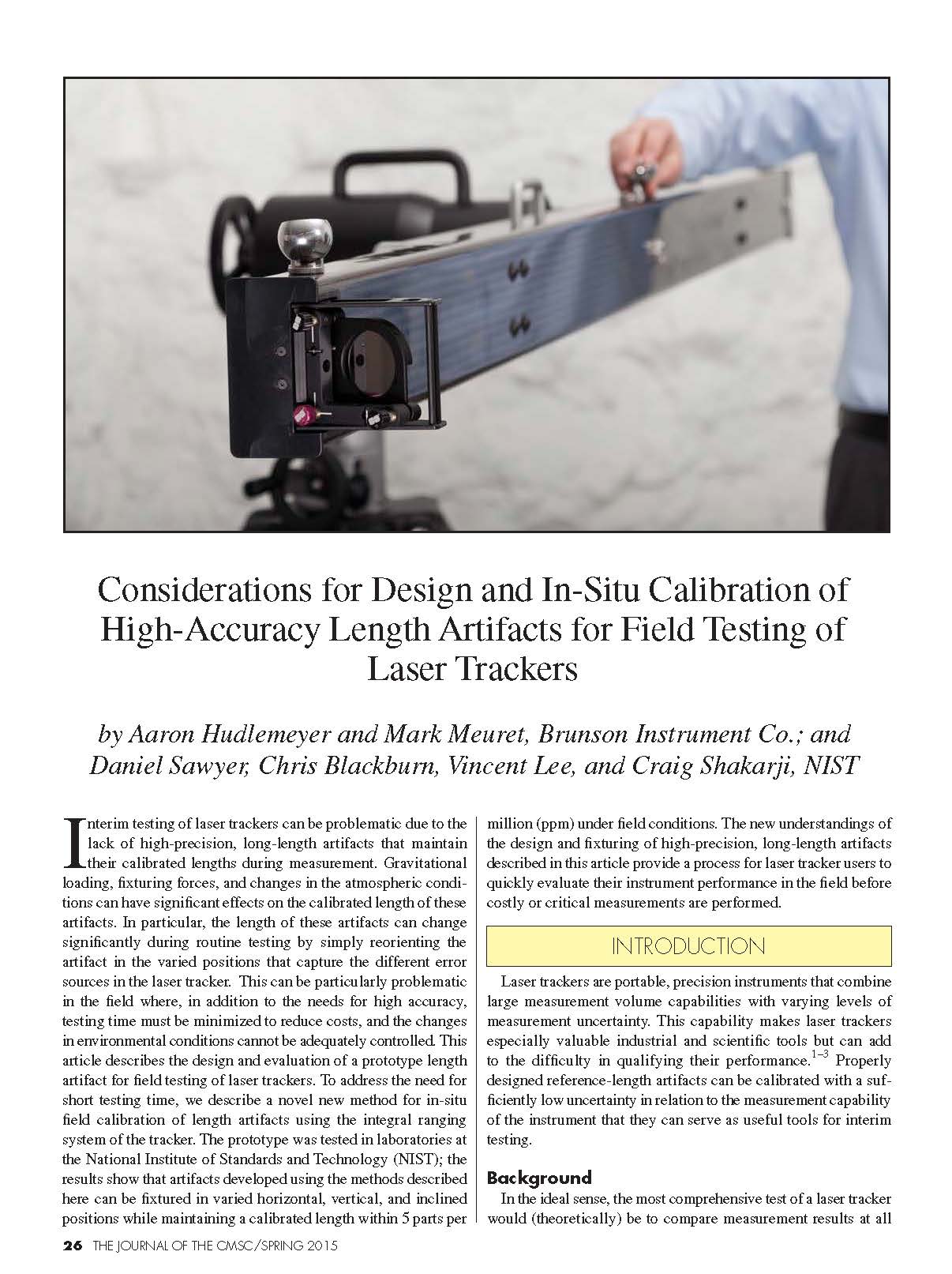 Considerations for Design and In-Situ Calibration of High-Accuracy ...