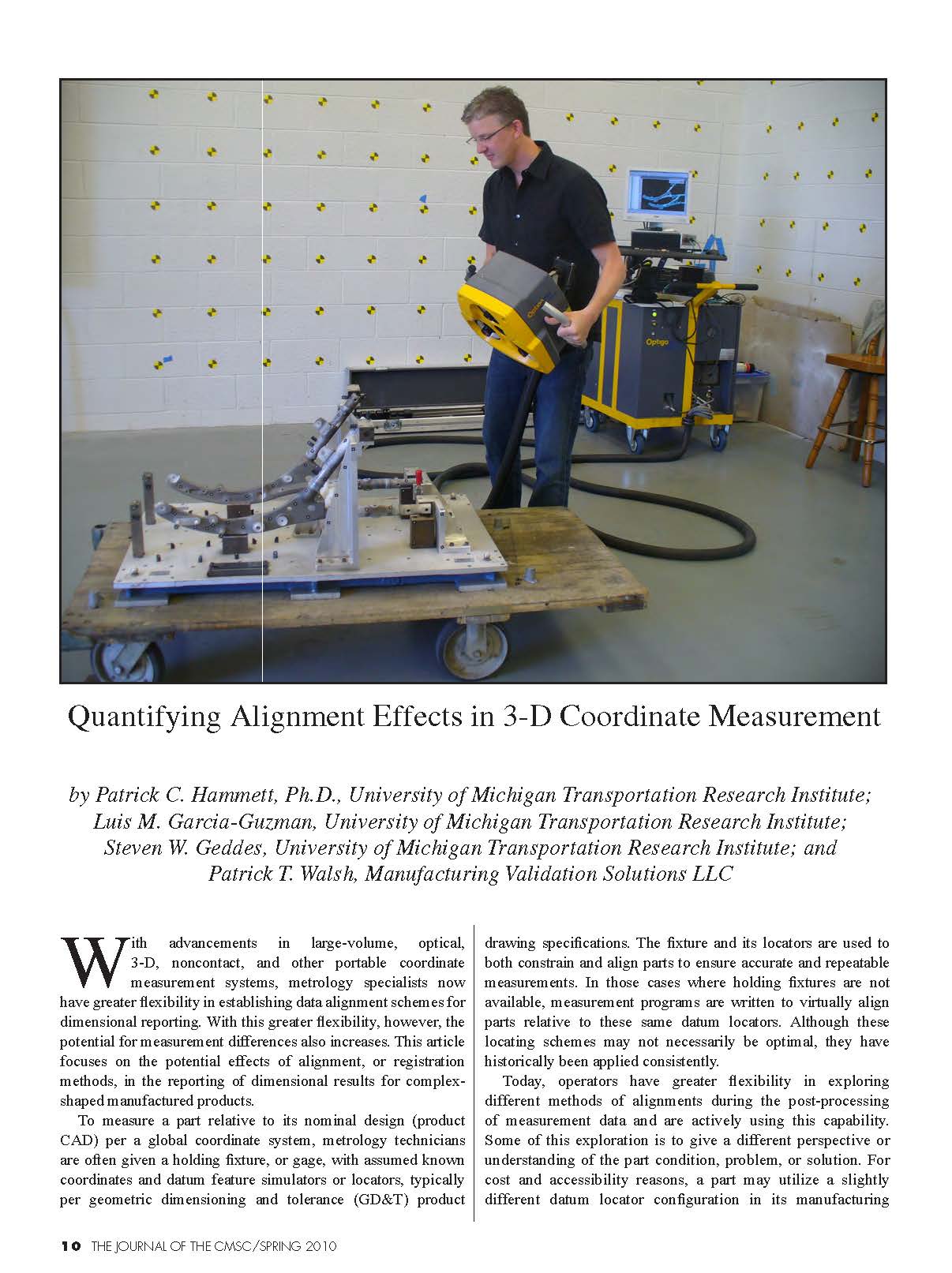 Quantifying Alignment Effects in 3D Coordinate Measurement